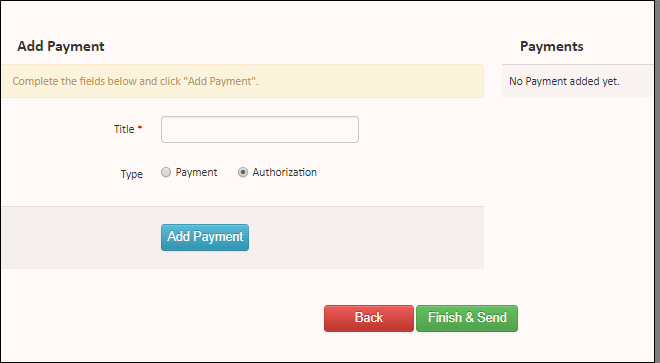 Create payments with Sertifi ePayments