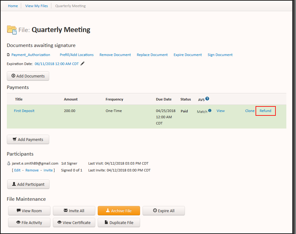 Payment management with Sertifi ePayments